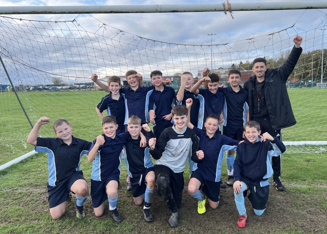 Year 8 Boys in last 64 of National Cup - Selston High School